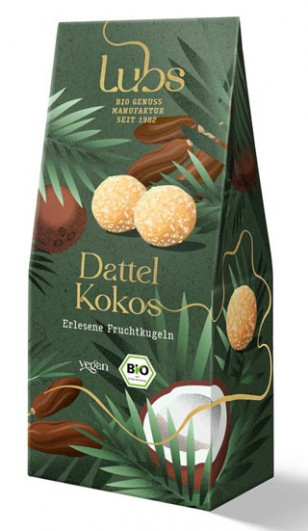 Dattel Kokos Konfekt von Lubs - Glutenfrei günstig einkaufen
