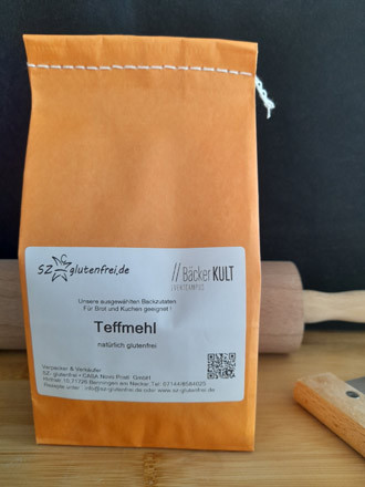 Teffmehl dunkel von SZ-Glutenfrei - günstig glutenfrei kaufen!