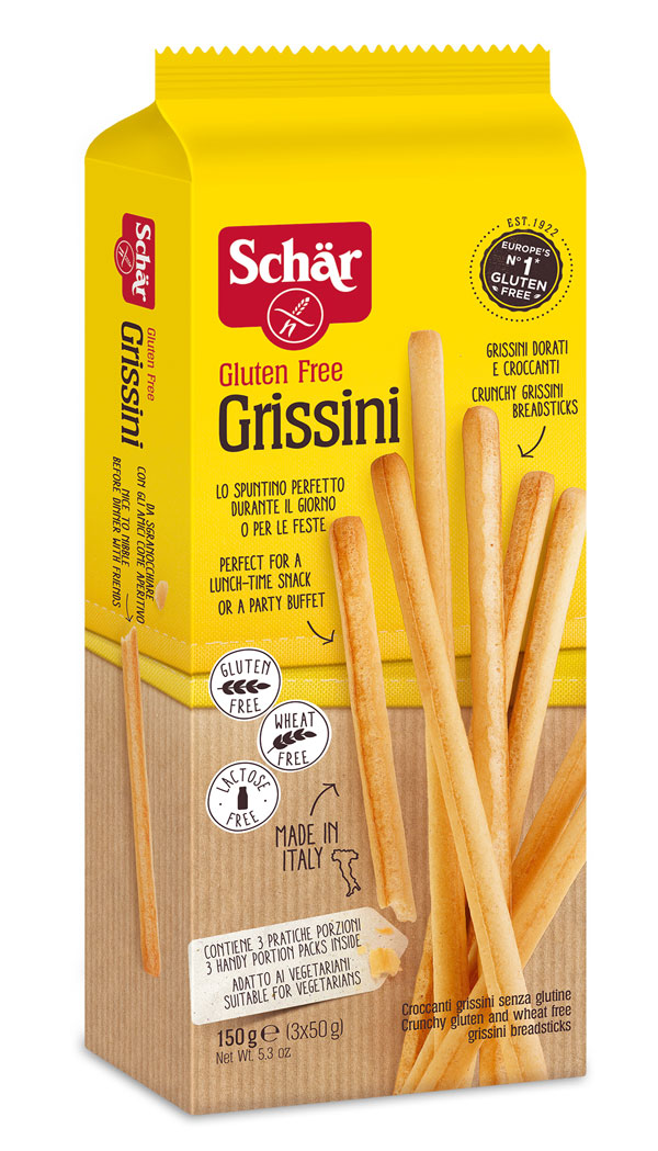 Glutenfreie Grissini von Schär - Glutenfreies Knabbergebäck kaufen